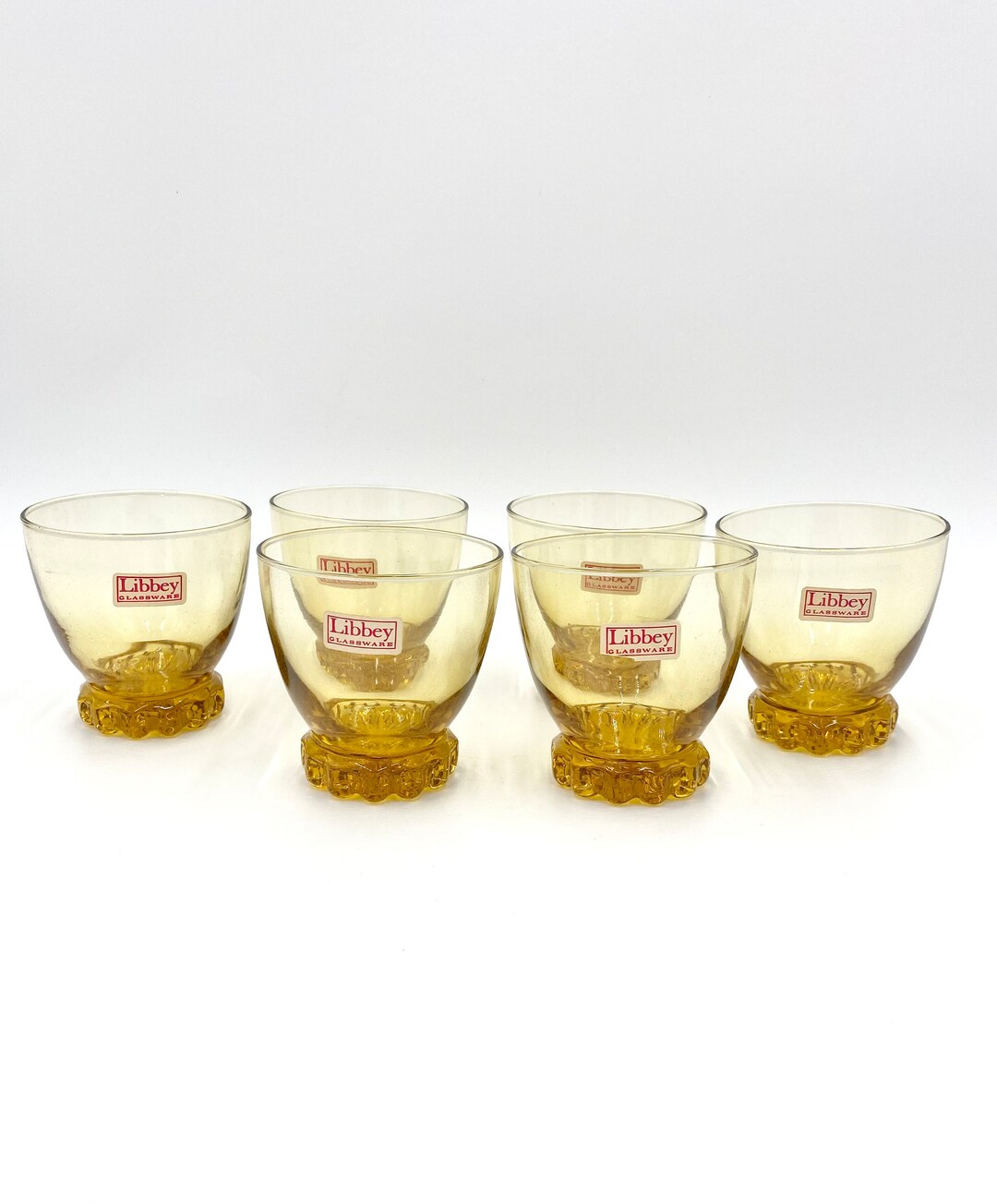 Cocktail Glasses Mid Century Modern Drinkware Set of 6 Libbey - Etsy