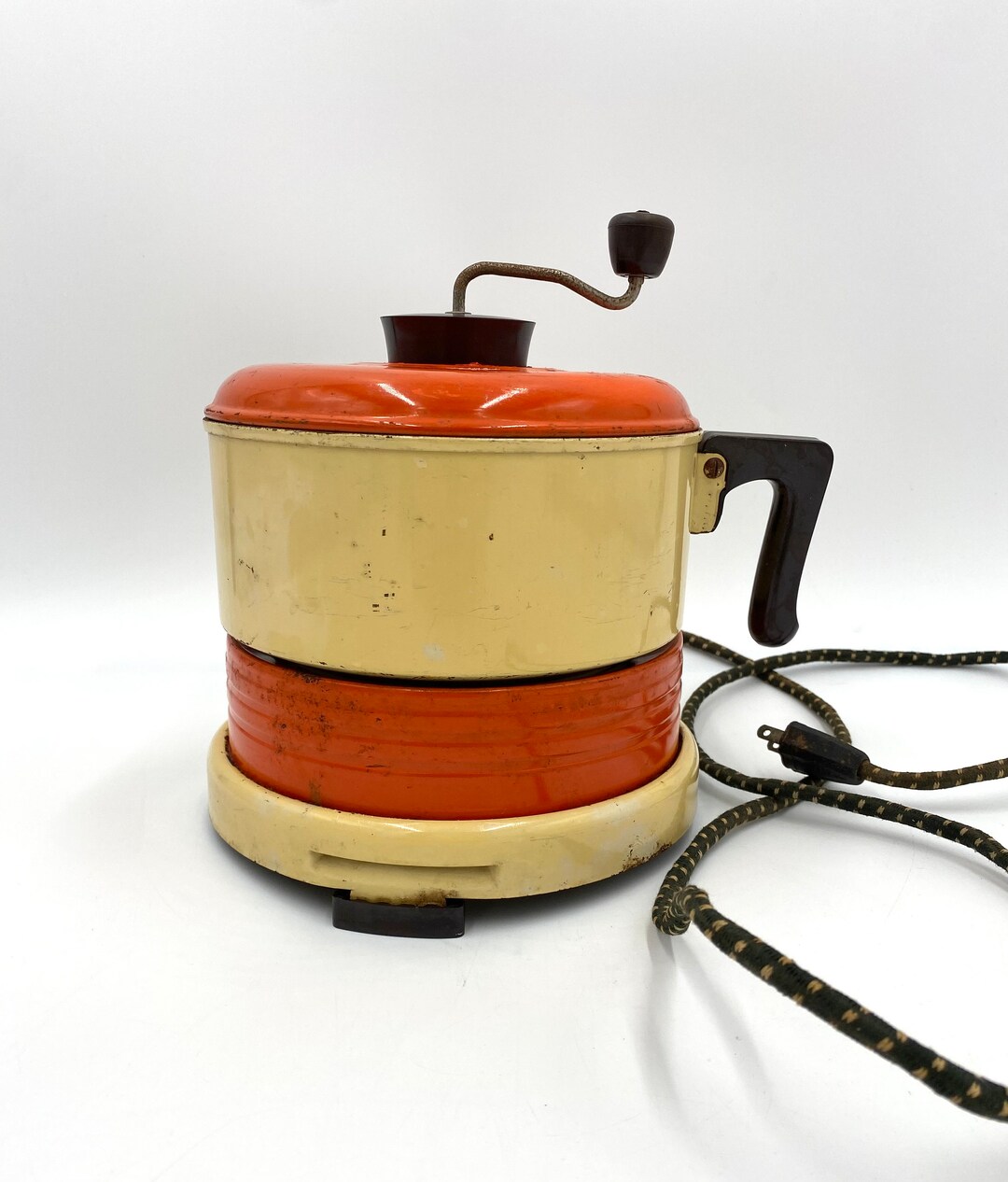 Vintage Popcorn Popper Manual Stir Handle It Works - Etsy