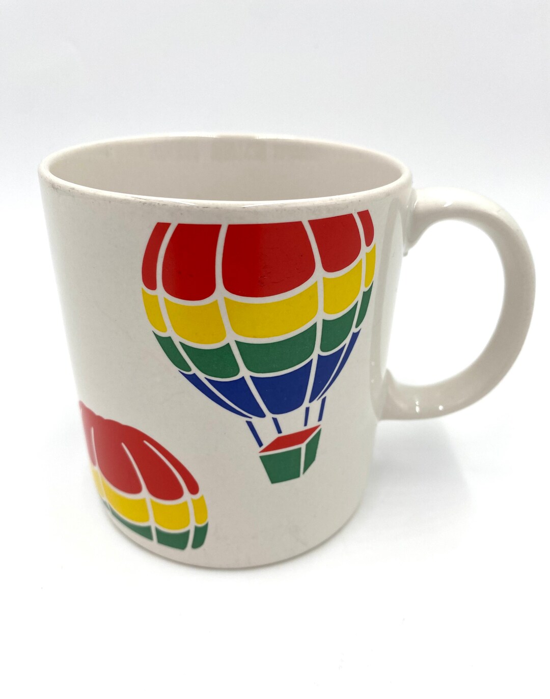 1 Rainbow Mug Balloons Coffee Cup Vintage FTD Pick Me up Bouquet - Etsy