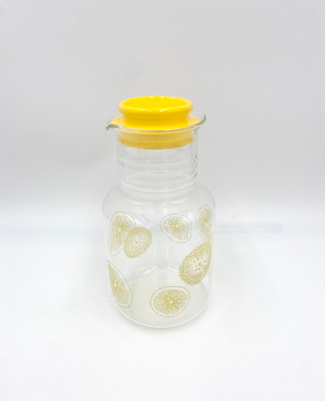 Vintage Pyrex Juice Carafe Glass Pitcher 2.0 L Lemonade Juice Pitcher ...