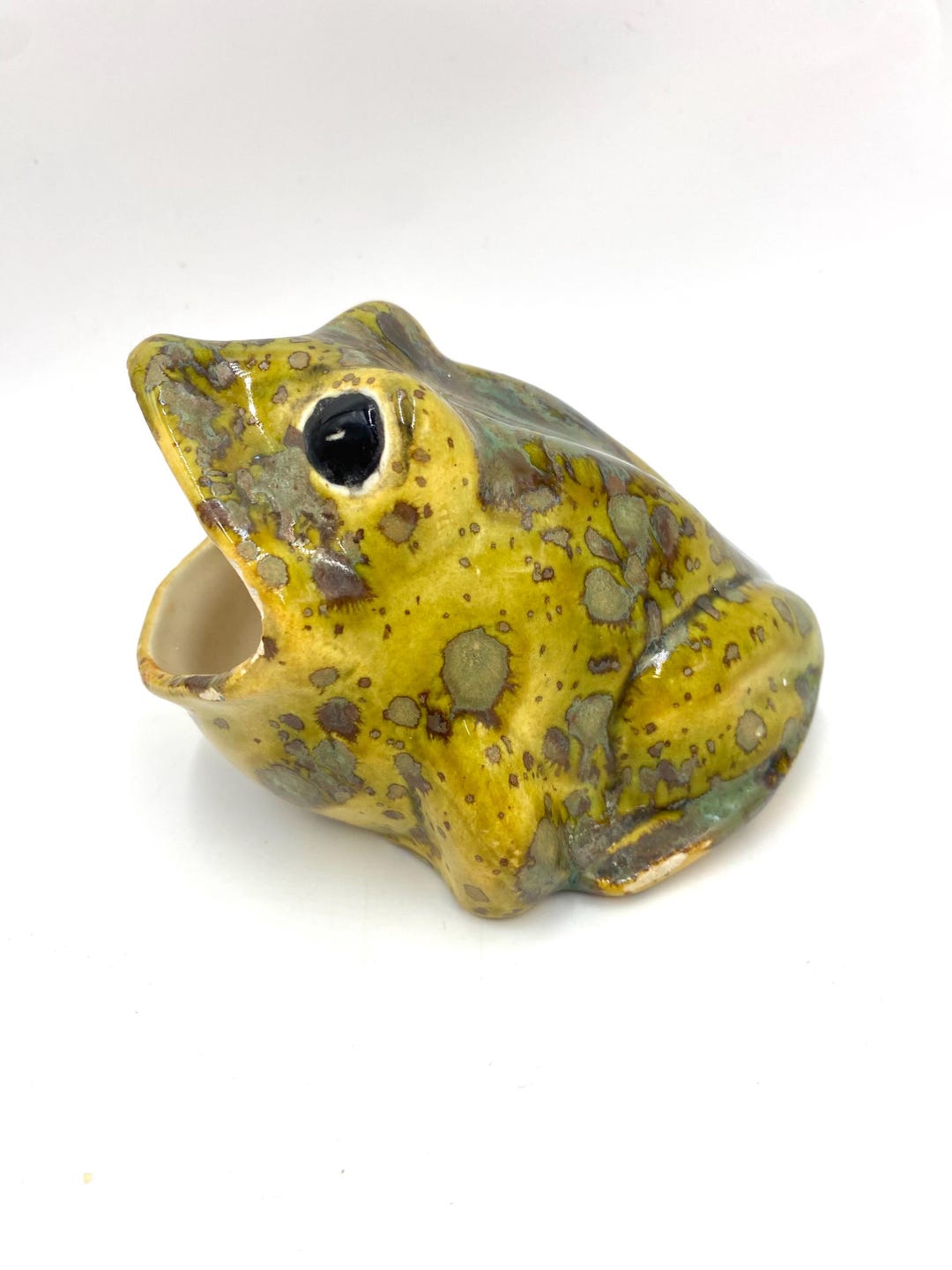 Kitchen Decor Frog Decor Frog Sponge Holder Vintage Ceramic Frogs ...