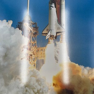 Rocket Launch Space Shuttle NASA Art Print Framed Photography Wall ...