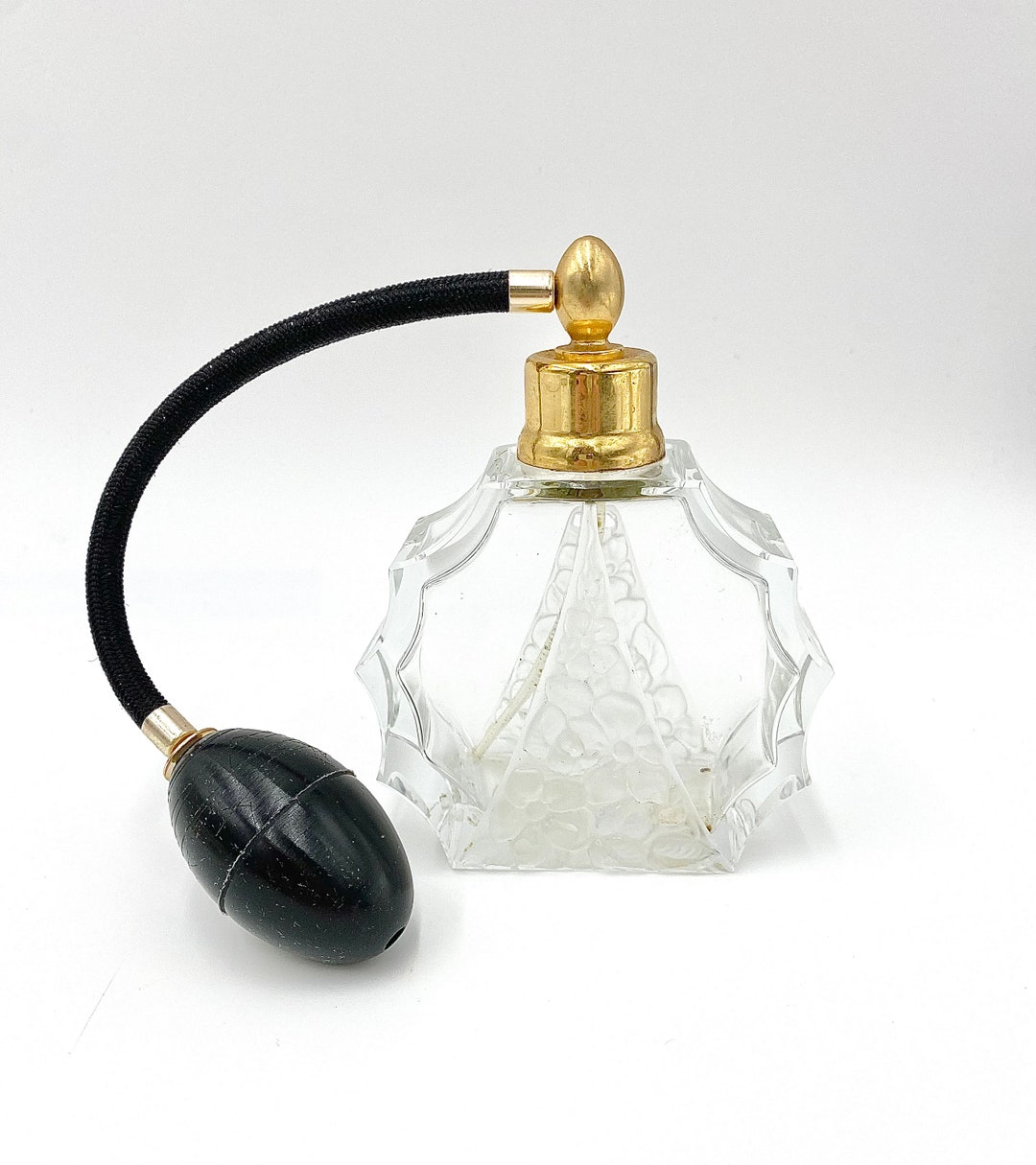 Irice Perfume Bottle . Vintage Perfume Bottle . Glass Perfume Bottle ...