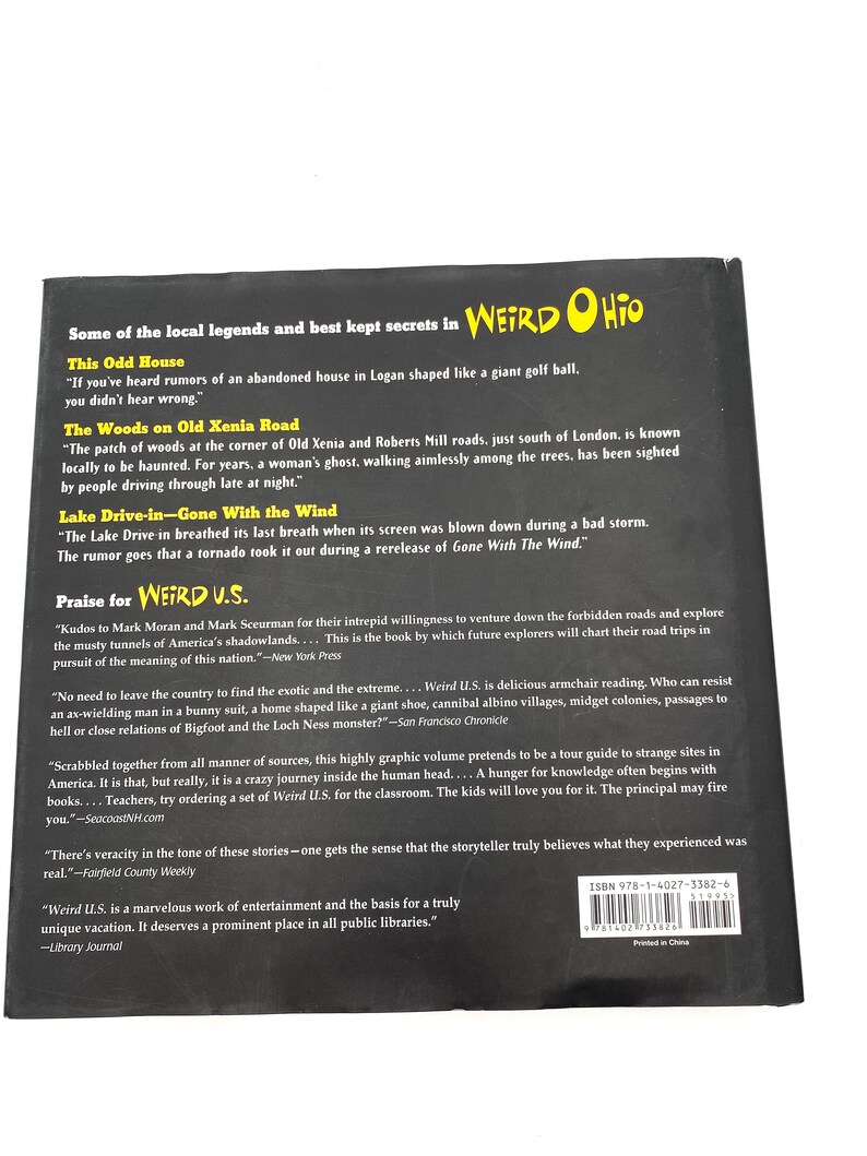 Weird Ohio Book Your Travel Guide to Ohio's Local Legends - Etsy