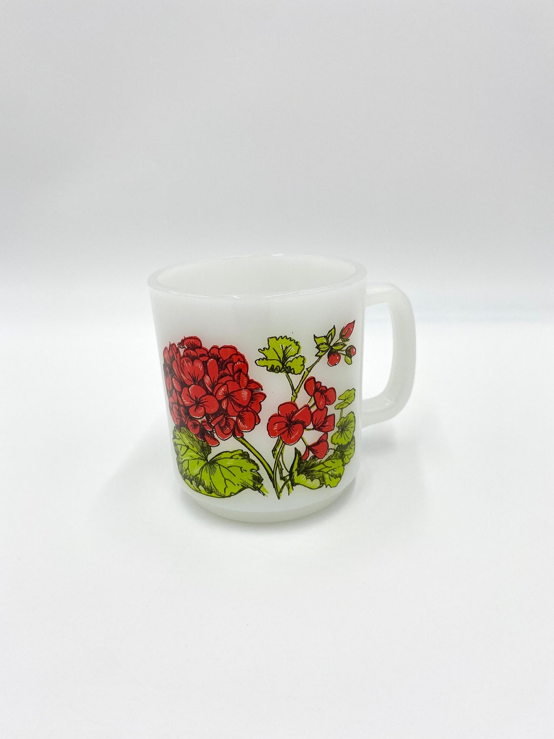 Coffee Mug Coffee Cup Vintage GLASBAKE White Milk Glass - Etsy