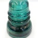 Hemingray-40 Heavy Blue Green Glass Cover Paperweight Electric - Etsy