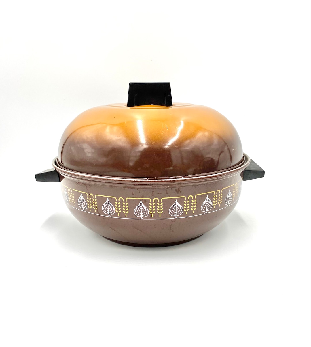 West Bend Aluminum Serving Oven Bun Basket Retro Brown 3 Piece. - Etsy