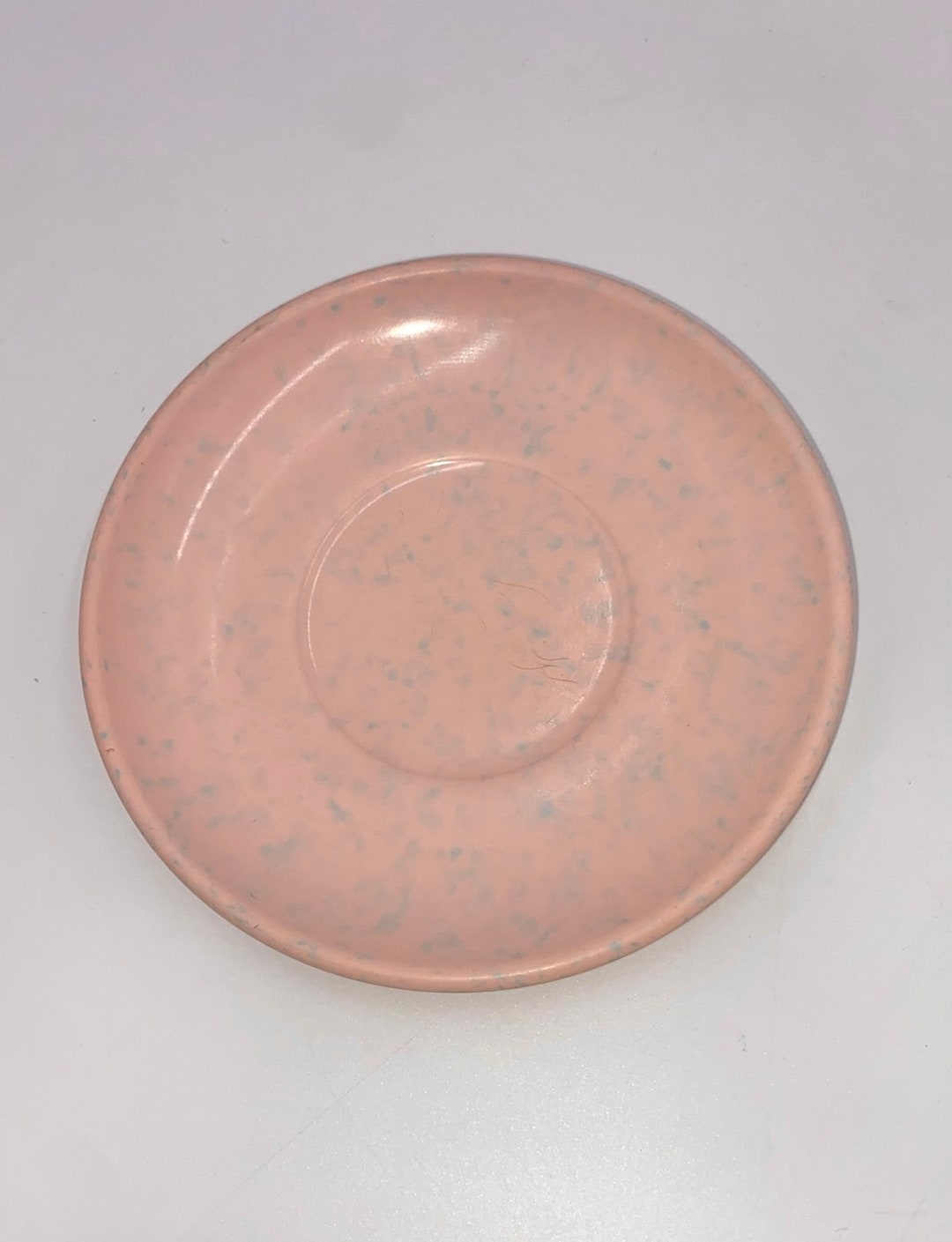 Vintage Imperial Ware Speckled Pink Melamine Melmac Saucer. - Etsy
