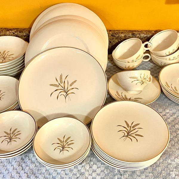 Wheat Pattern Dishes - Etsy