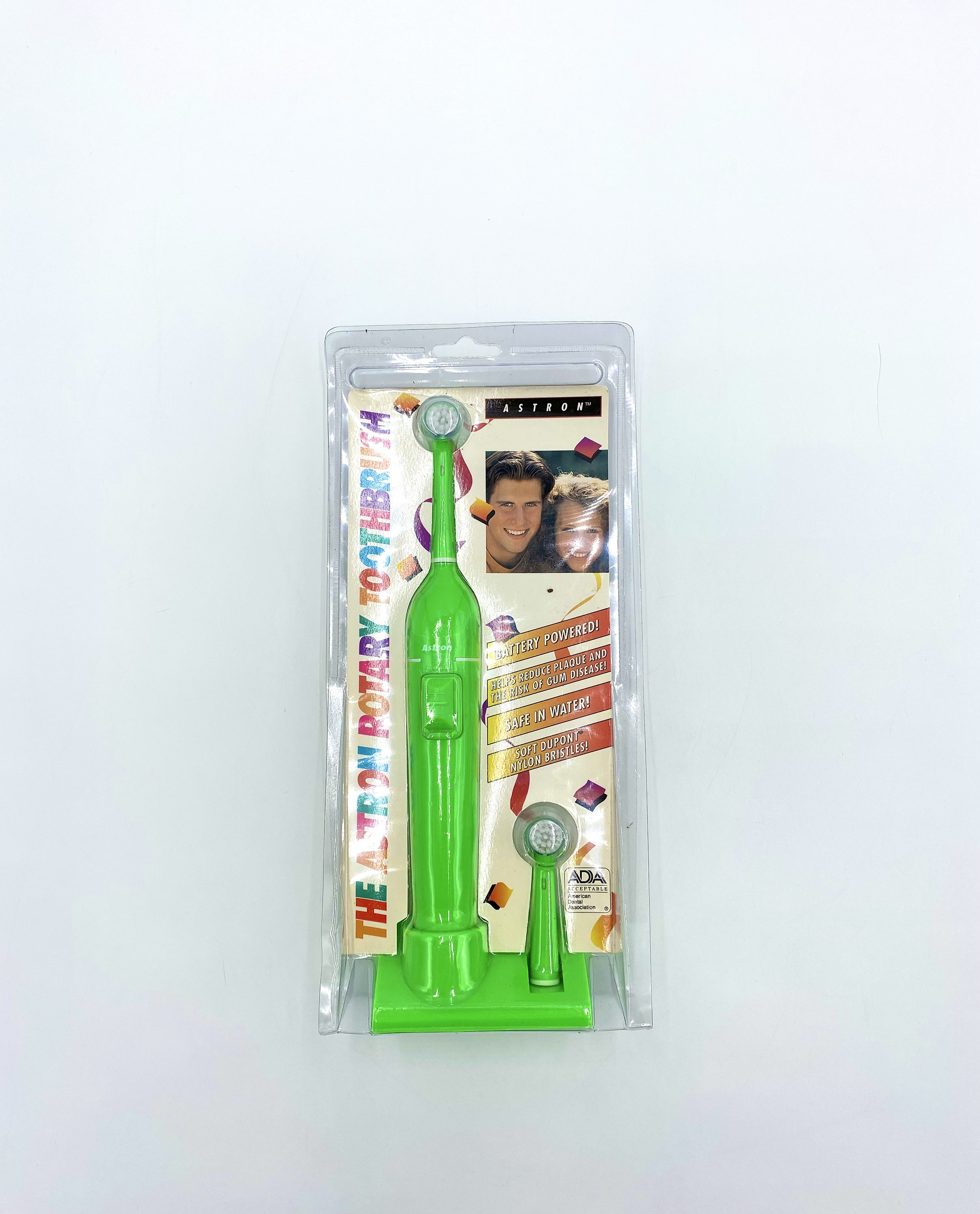 Vintage 80s Toothbrush the Astron Rotary Tooth Brush Vintage - Etsy