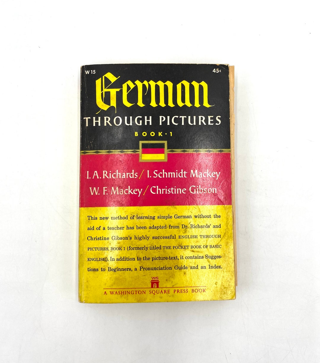 German Through Pictures 1953 Book 1 - Etsy