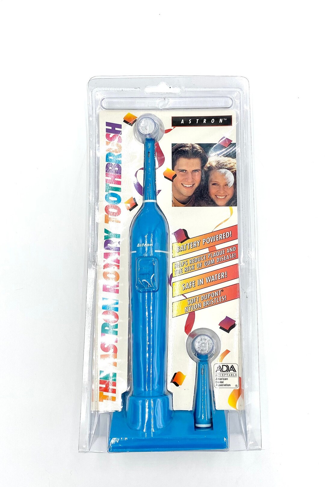 Vintage 80s Toothbrush the Astron Rotary Tooth Brush Vintage 80s - Etsy