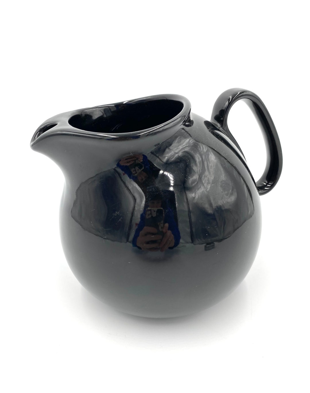 Beverage Pitcher Water Jug Tea Pot Waechtersbach Ball Pitcher Black ...