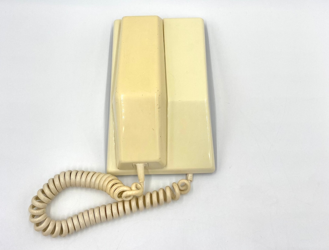 Landline Telephone Vintage Rotary Telephone Contempra Beige Northern ...