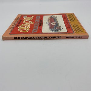 The Original Old Car Value Guide Annual Book 1980 Volume VII No. 1 - Etsy