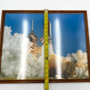 Rocket Launch Space Shuttle NASA Art Print Framed Photography Wall ...