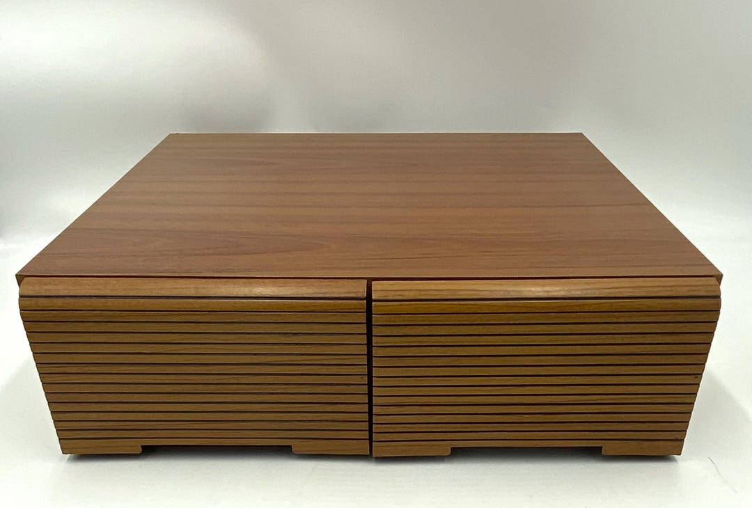 VHS Cassettes Storage Stackable Storage Case W/ Drawers Holds 24 ...