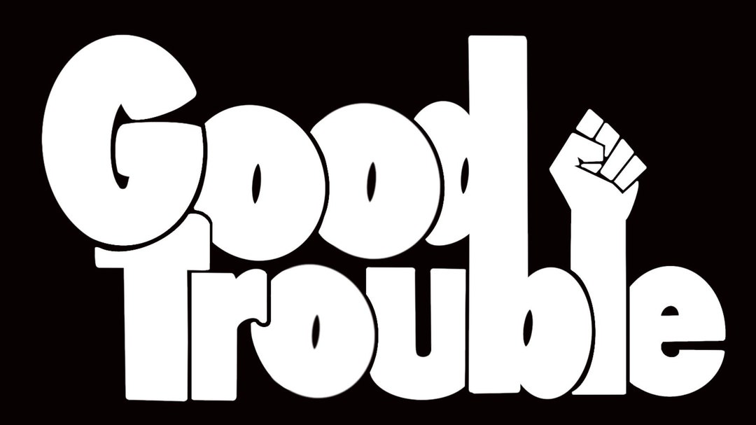 Good Trouble Decal, BLM Decal, Human Rights Social Justice Decal | Car ...