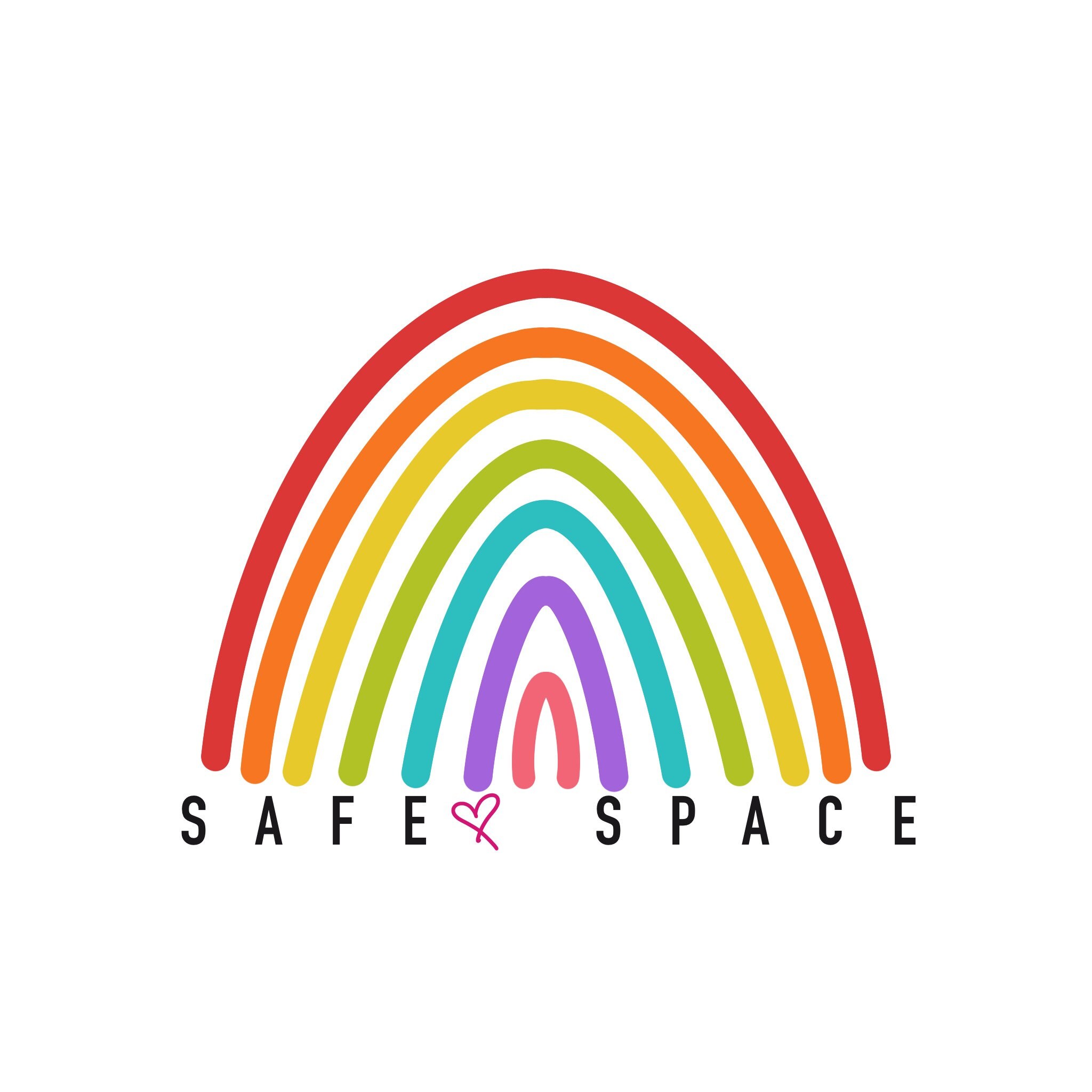 Safe Space Sticker LGBTQ Sticker Proud Ally Sign Human | Etsy