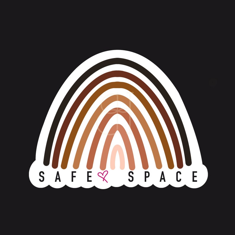 Safe Space Sticker BIPOC LGBTQ Sticker Pride Sticker - Etsy