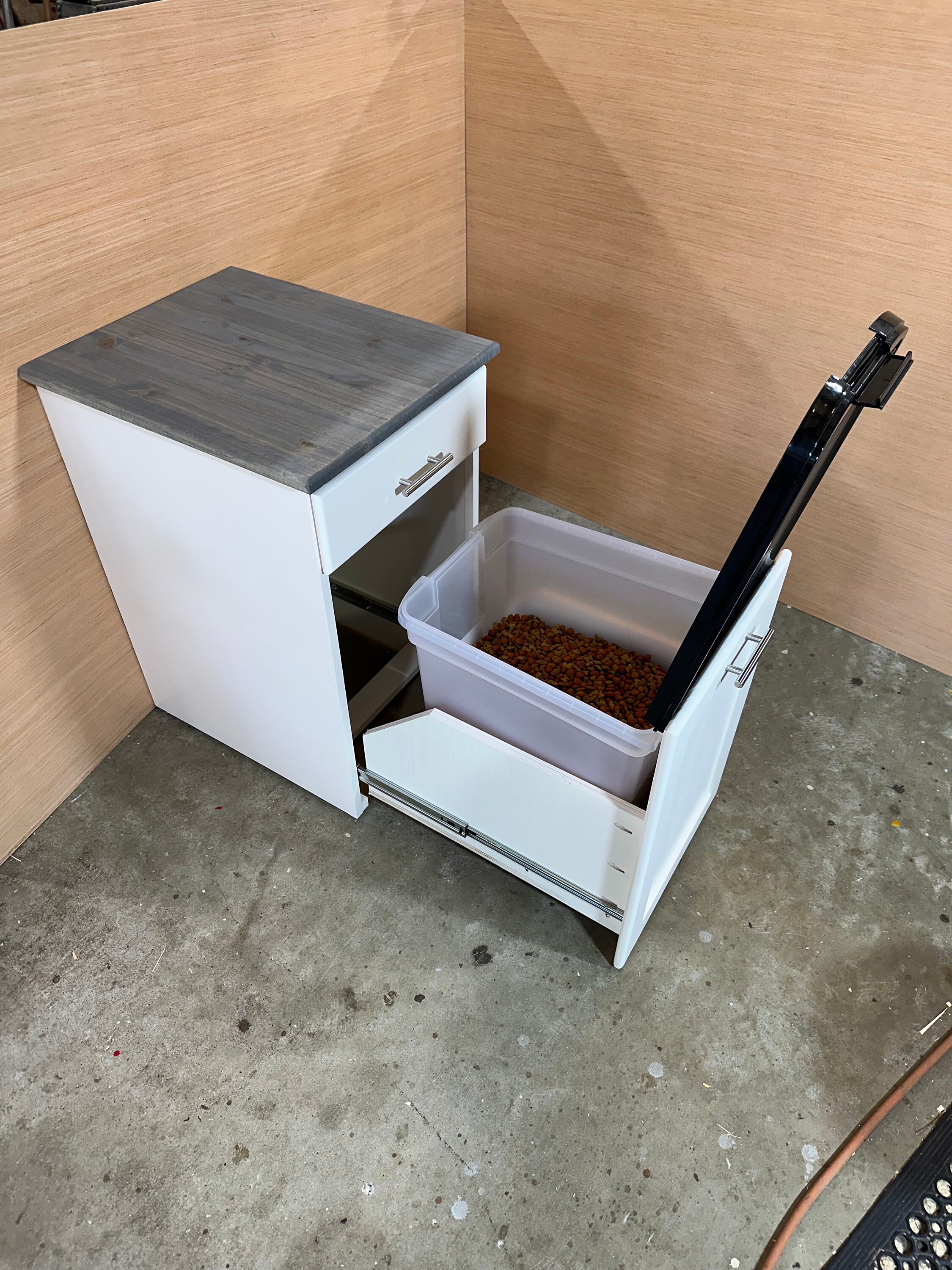 Dog Food/ Pet Food Storage Cabinet - Etsy