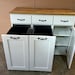Double Trash Can Cabinet With Storage - Etsy