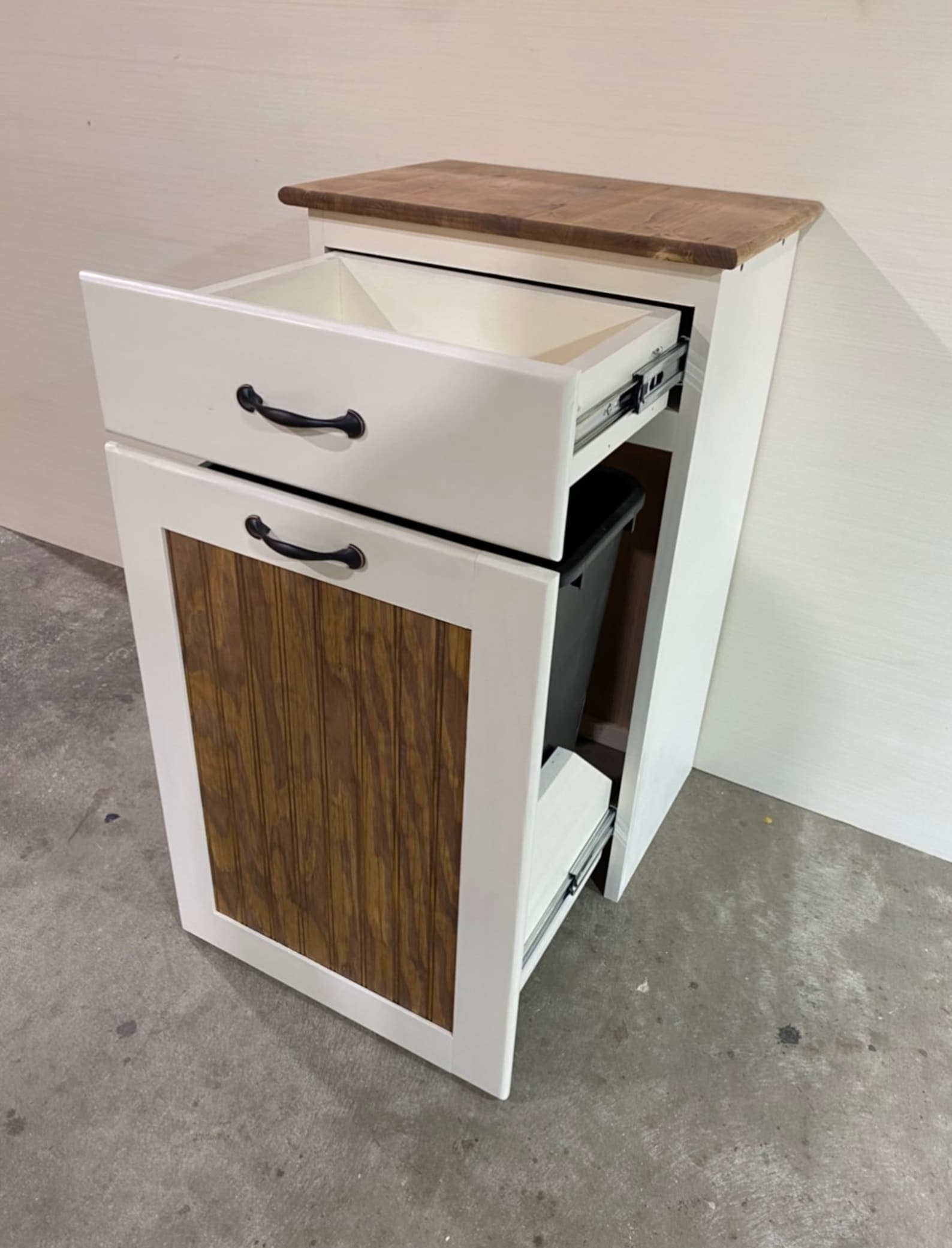 Pull Out Trash Can Cabinet - Etsy