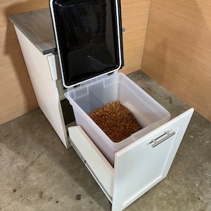 Dog Food/ Pet Food Storage Cabinet - Etsy