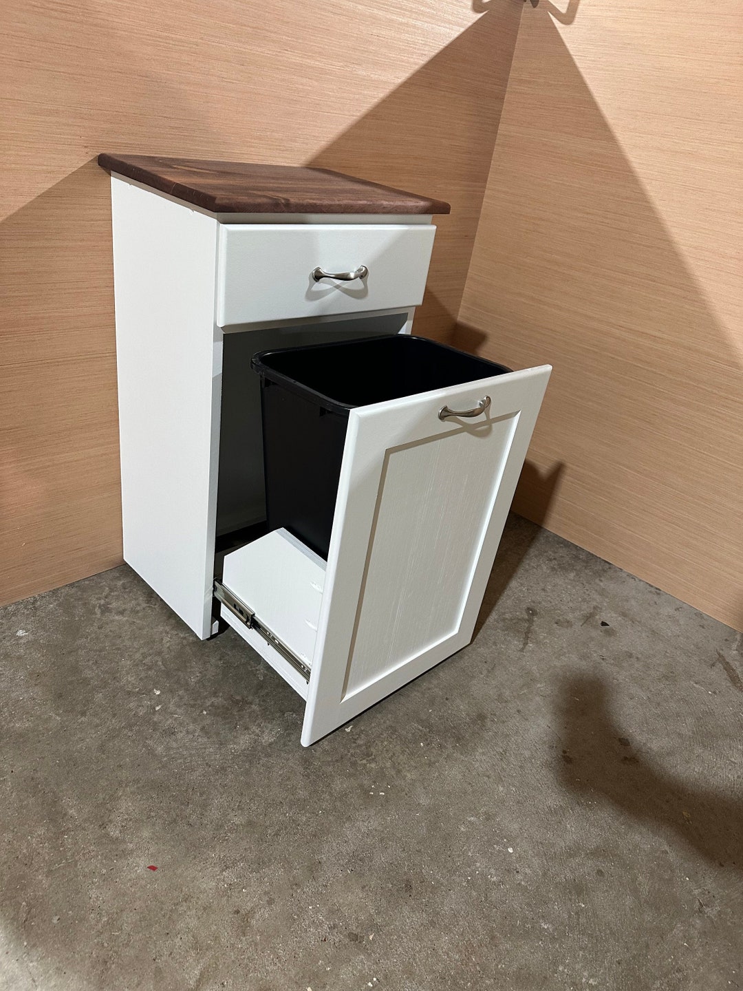 Pull Out Trash Can Cabinet - Etsy