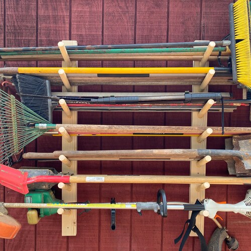 The Original Yard Tool Rack - Etsy Canada