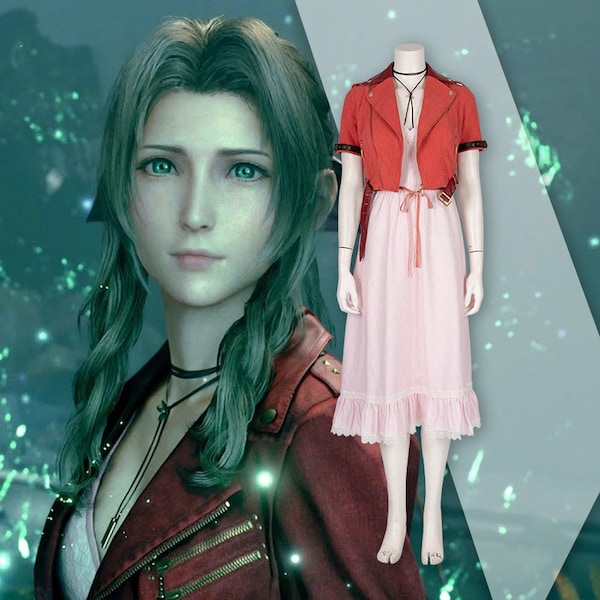 Aerith Costume Cosplay - Etsy