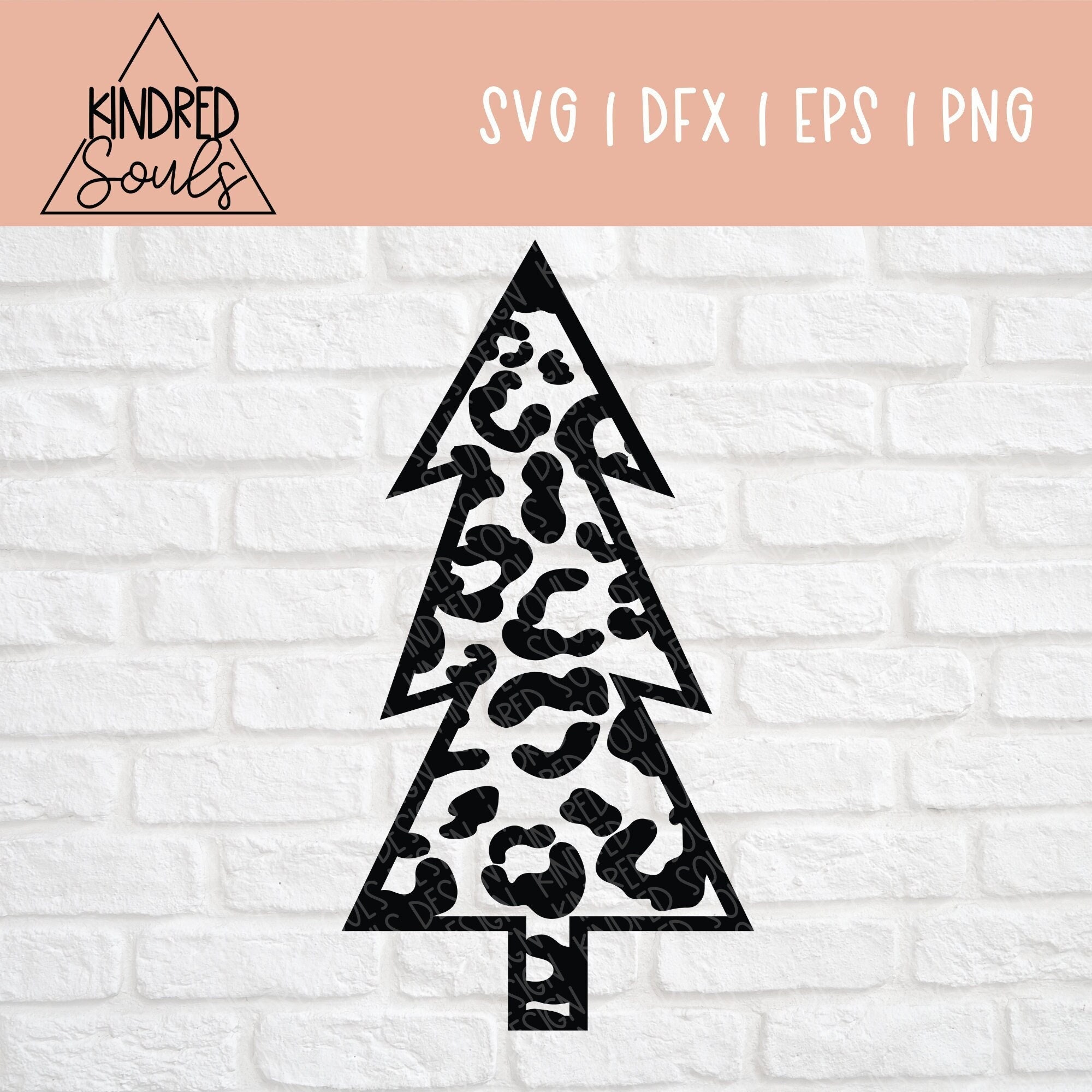 Leopard Christmas Tree Svg Leopard Christmas Svg Leopard Christmas ...