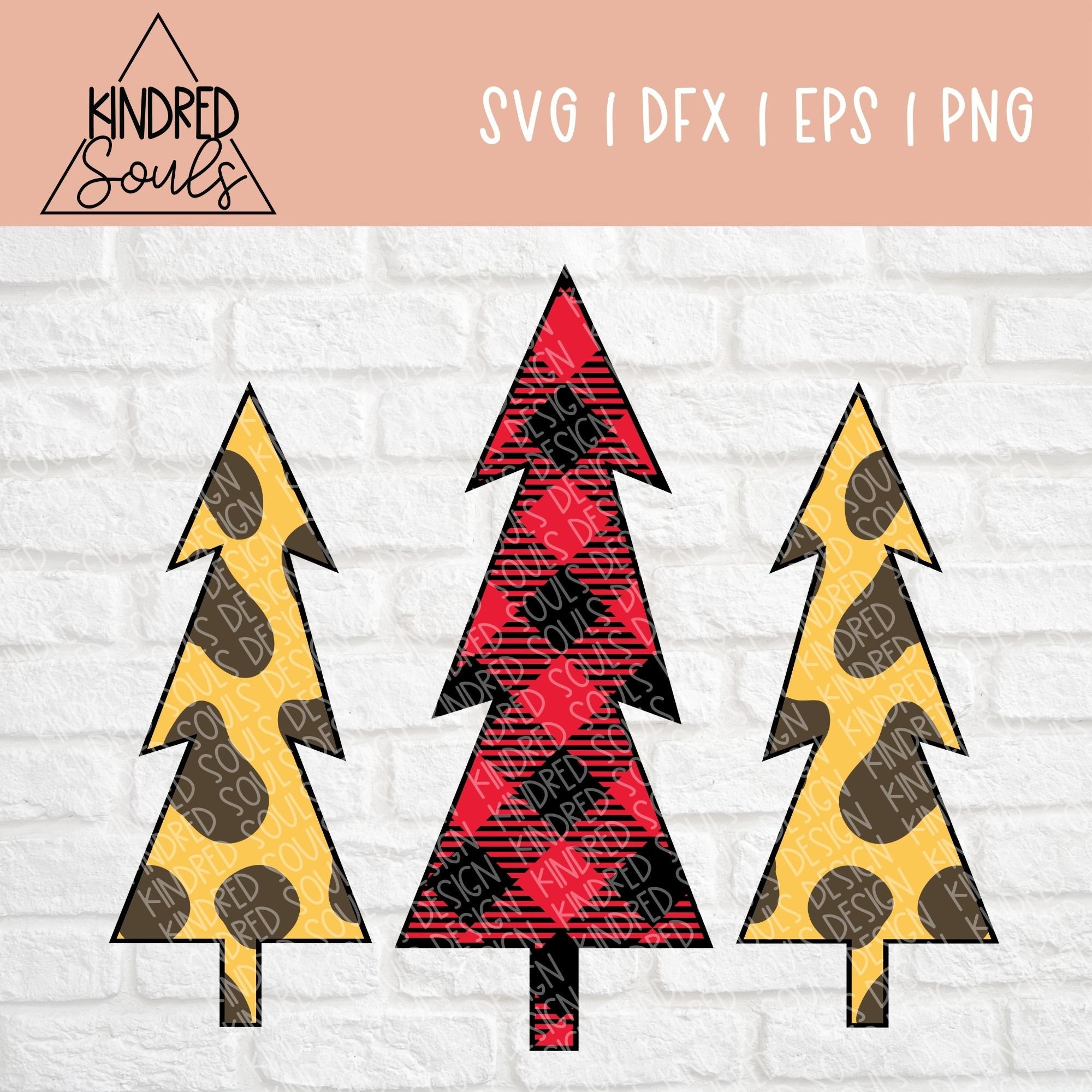 Christmas Tree Svg Christmas Svg Christmas Decal Plaid - Etsy