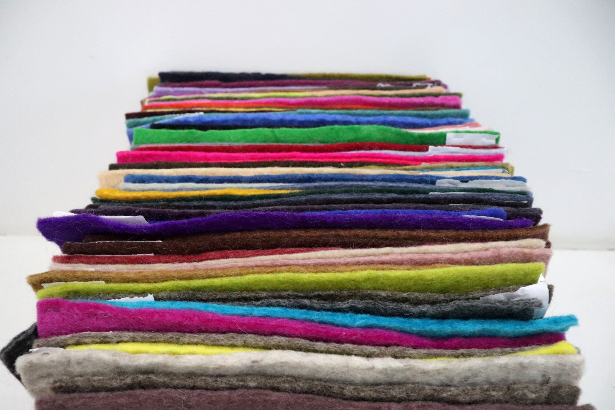 5 Pcs Rainbow Color Felt Sheets 30x30cm Wool Felt Sheet | Etsy