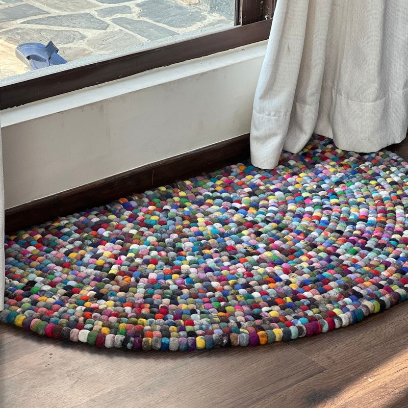 Half Circle Rug - Etsy