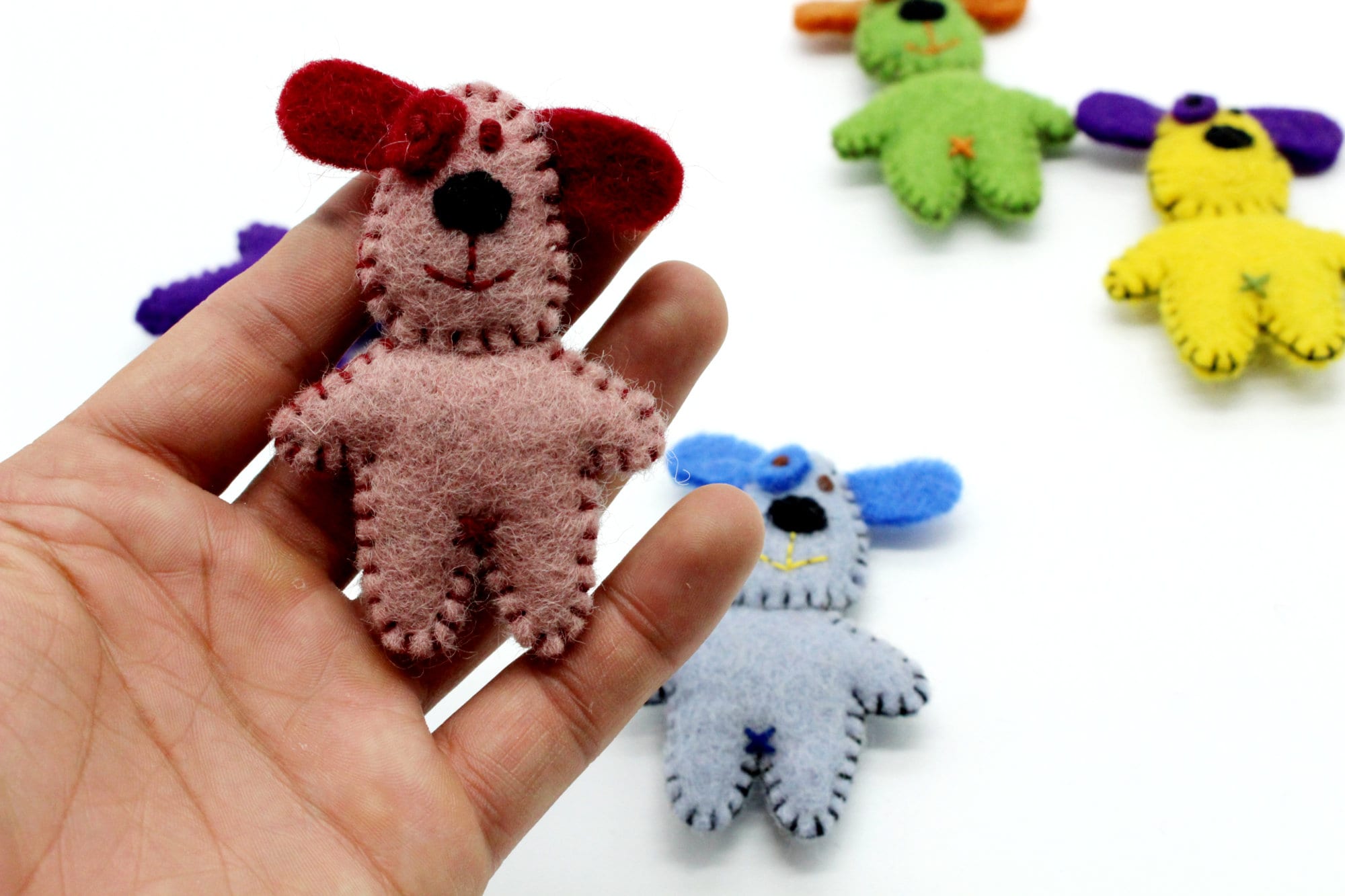 10 pcs Felt Miniature Toys 8 CM Needle Felted Handmade | Etsy