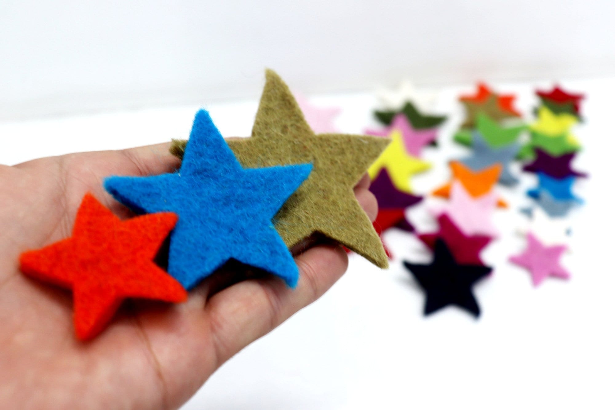 DIY Felt 100% Wool Colorful Felt Star DIY/Felt Star Kit/Set | Etsy