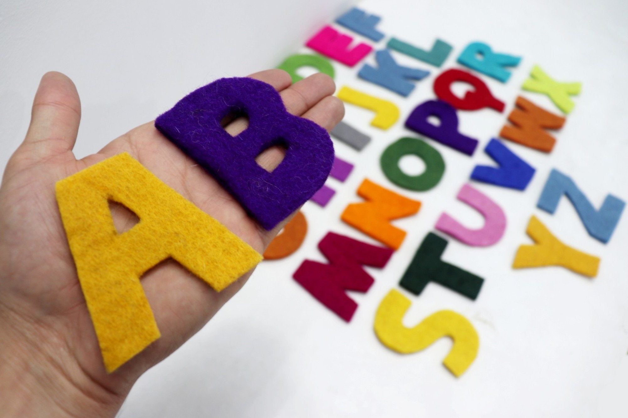 Felt LettersFelt AlphabetPre-cut Felt LettersCapital | Etsy