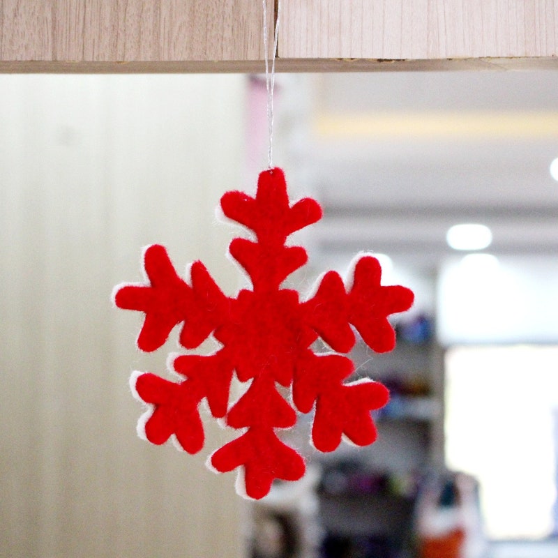 Felt Snowflake - Etsy