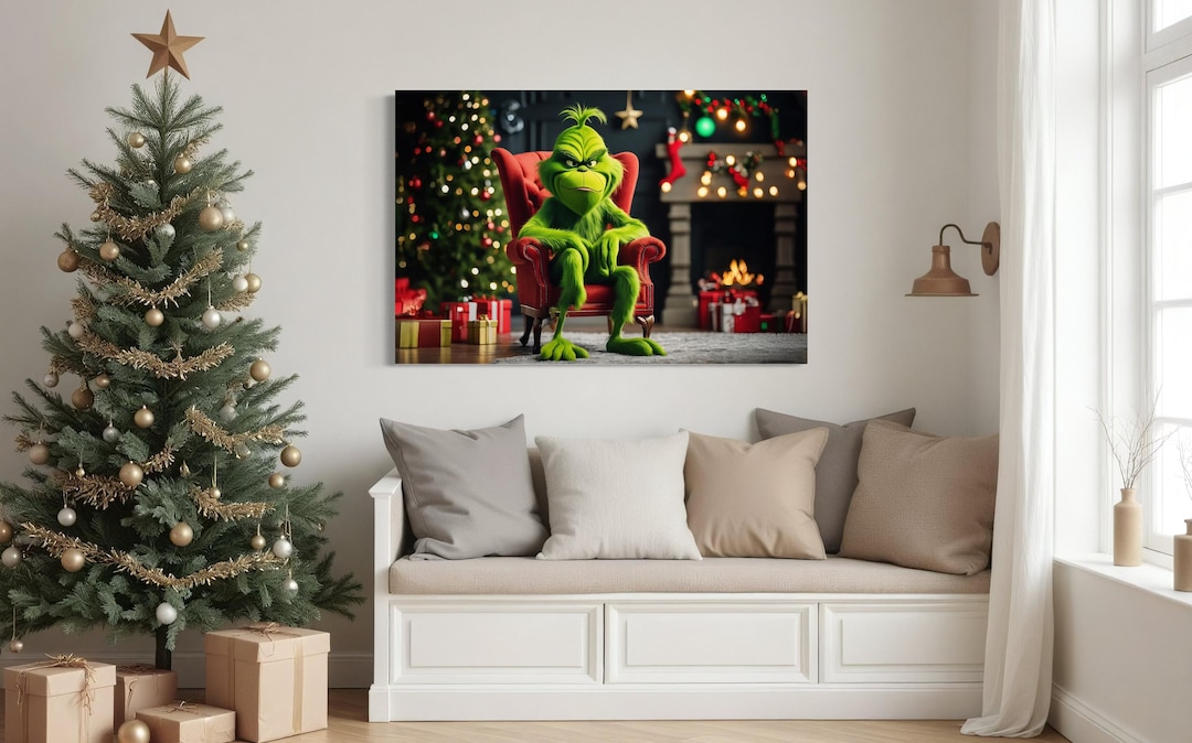 Grinch I Digital I Wall Art I AI I Photoshop I Gifts I Printable Art I ...