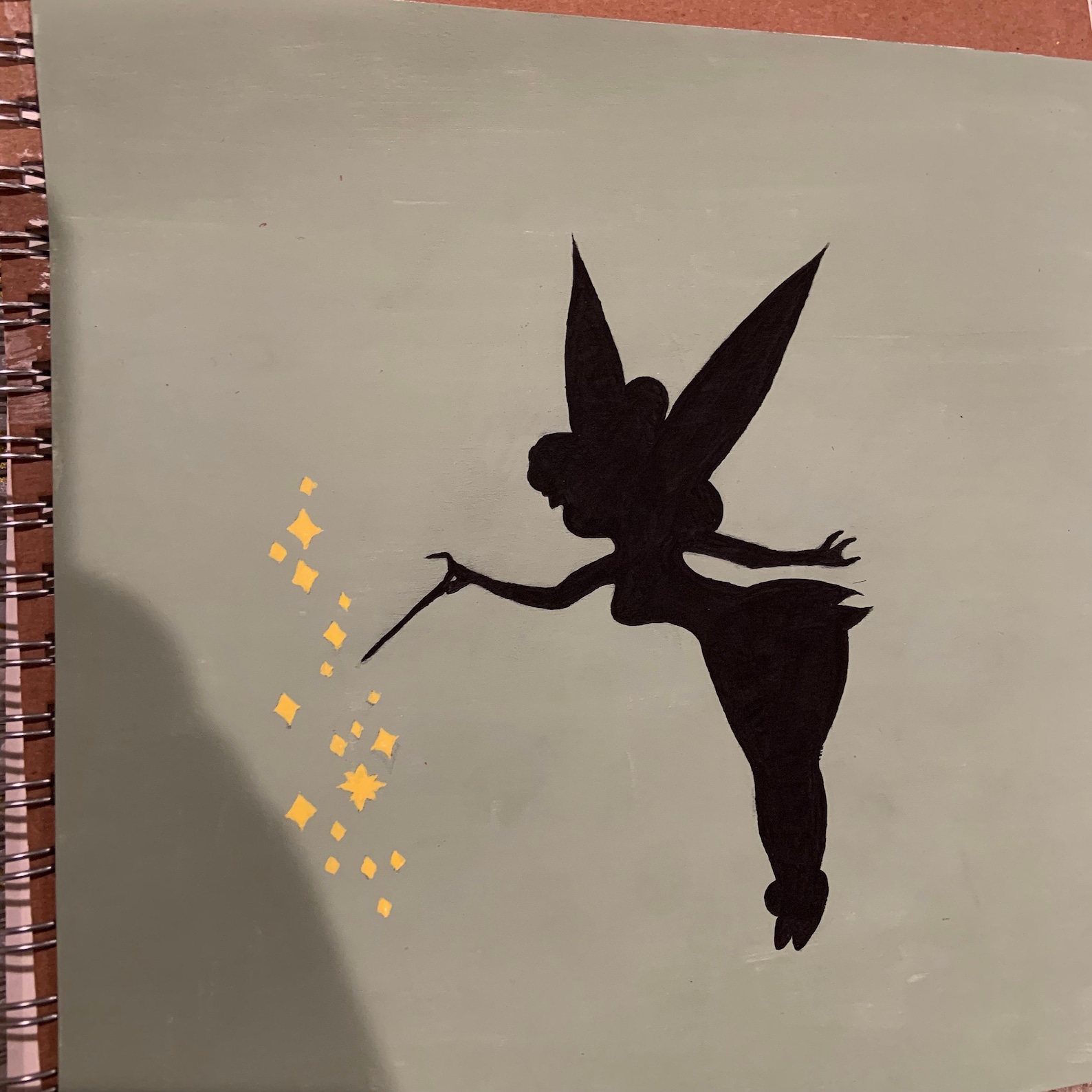 Handmade Tinker Bell Wall Art - Etsy