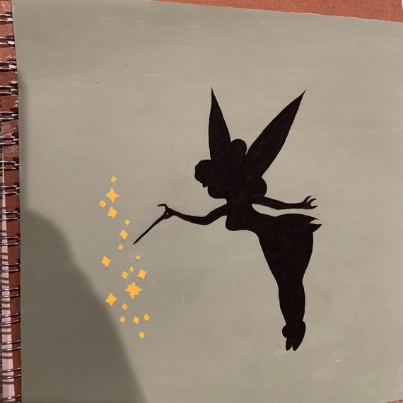 Handmade Tinker Bell Wall Art - Etsy