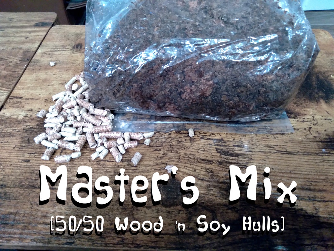 Master's Mix 3lbs, Culinary Mushroom Substrate, Hydrated and Sterilized ...