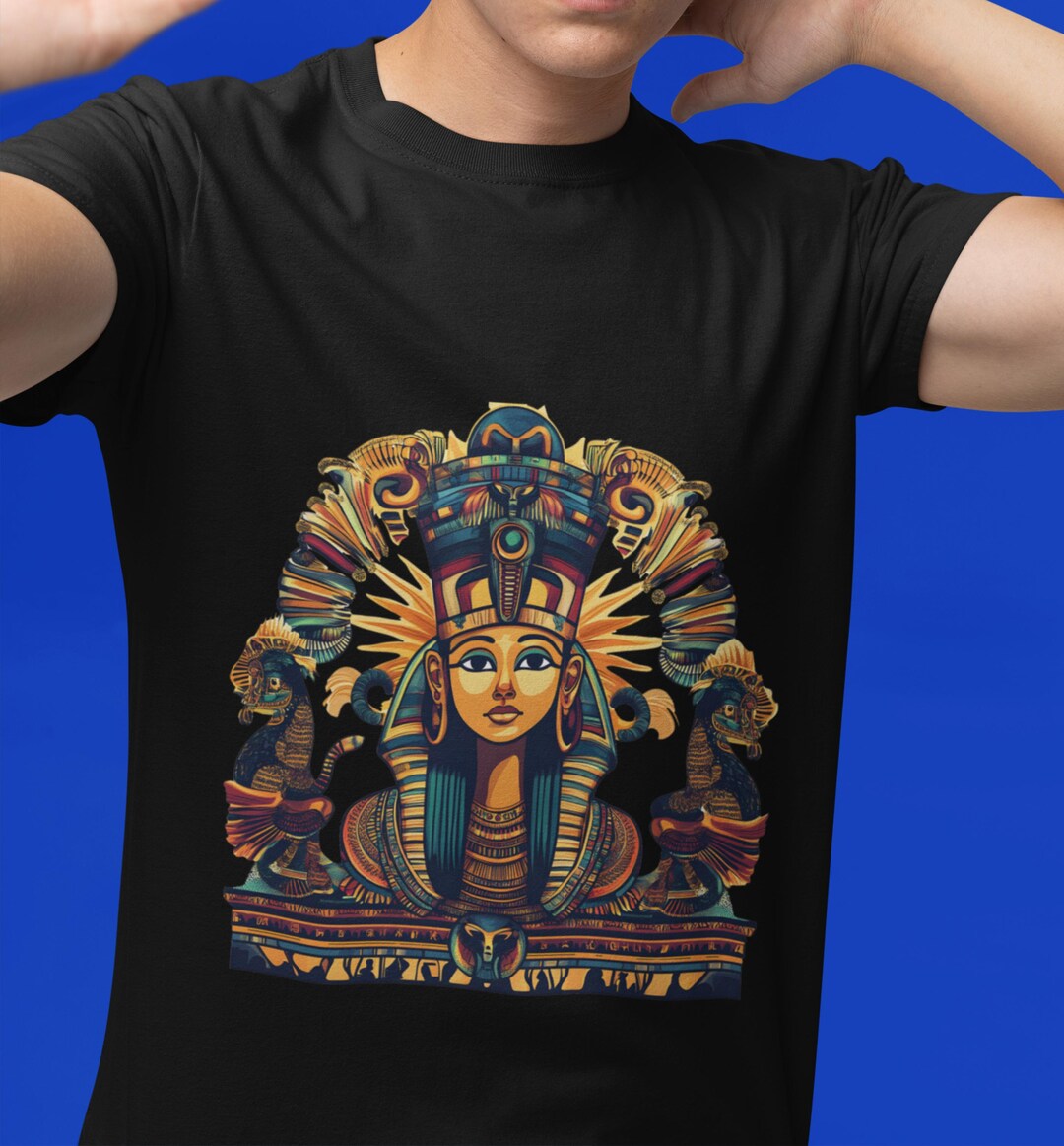 Egyptian Goddess T-shirt: Hieroglyph Design, Ancient Mythology Tee - Etsy
