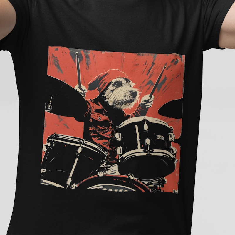 Dog Man the Musician - Etsy UK