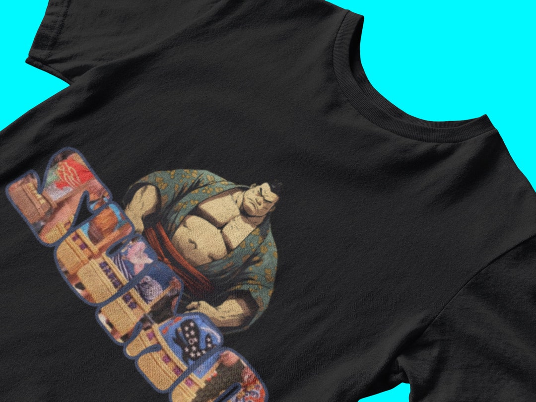 Sumo Warrior T-shirt: Vibrant Yokozuna Belt, Japanese Martial Art - Etsy