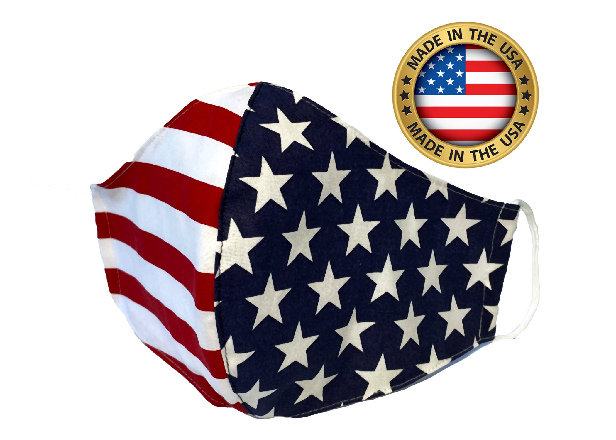 USA Flag Cotton Face Mask Adult Kids Face Masks With Filter | Etsy