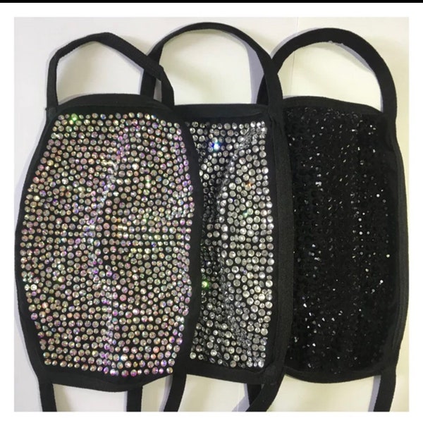 Bling Face Mask - Etsy