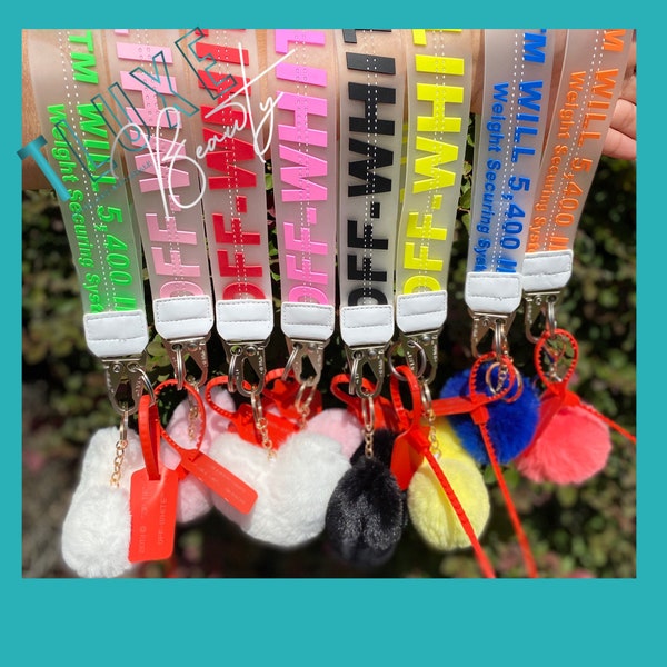 Off White Lanyard - Etsy