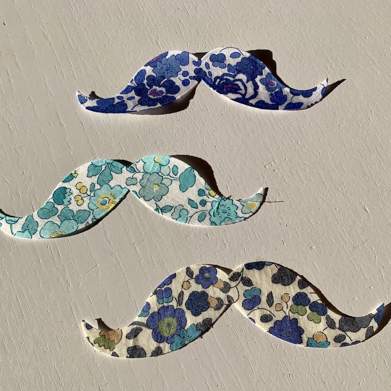 Mustache Iron On - Etsy